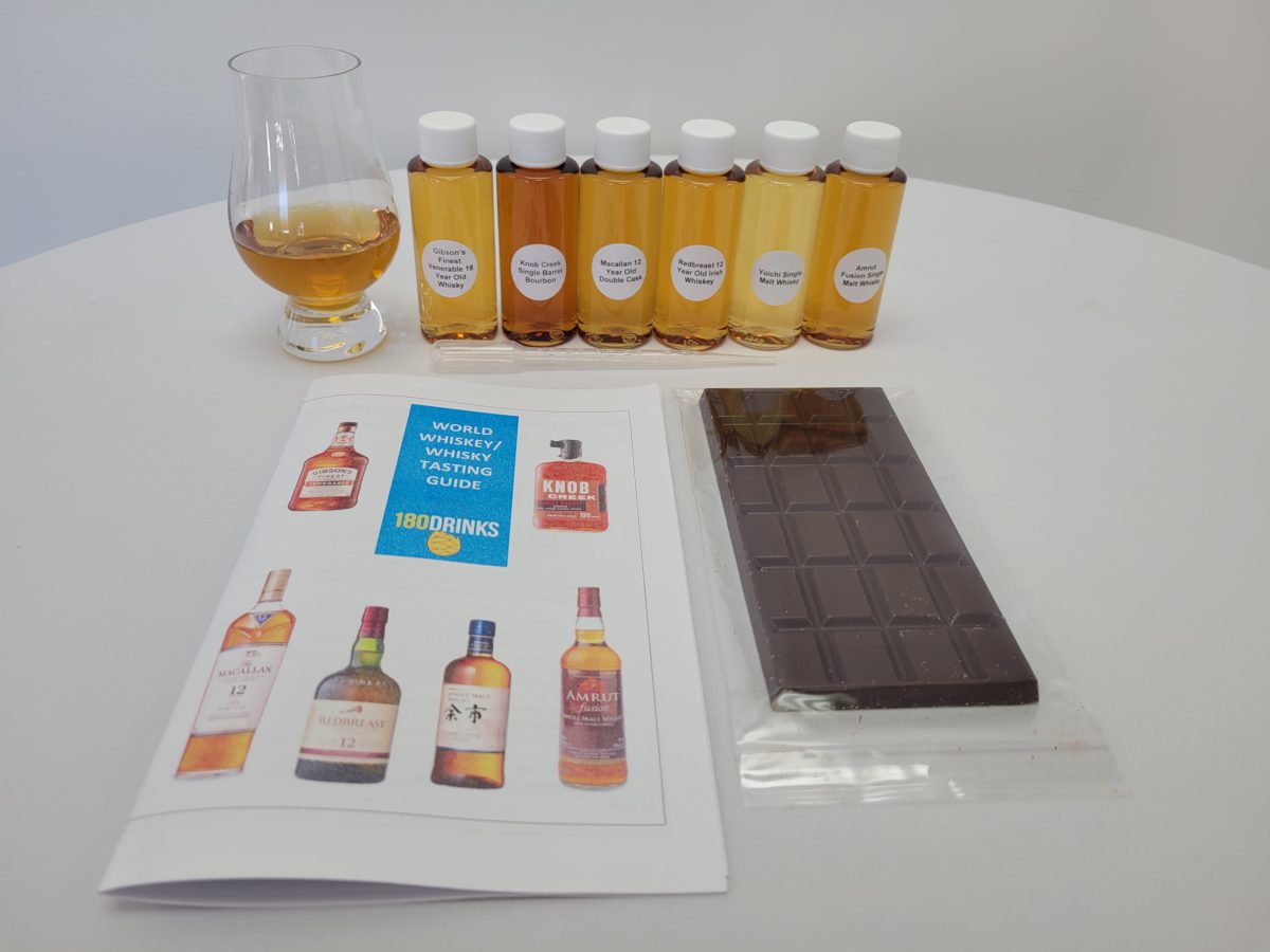 Whisky Tasting Kit - Live Option - Toronto & Ontario - 180 Drinks